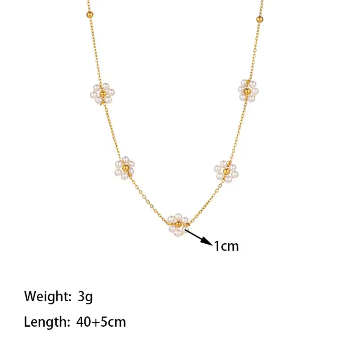 Blossom Elegance Pearl Necklace and Bracelet Set – BALLA e BRILLA